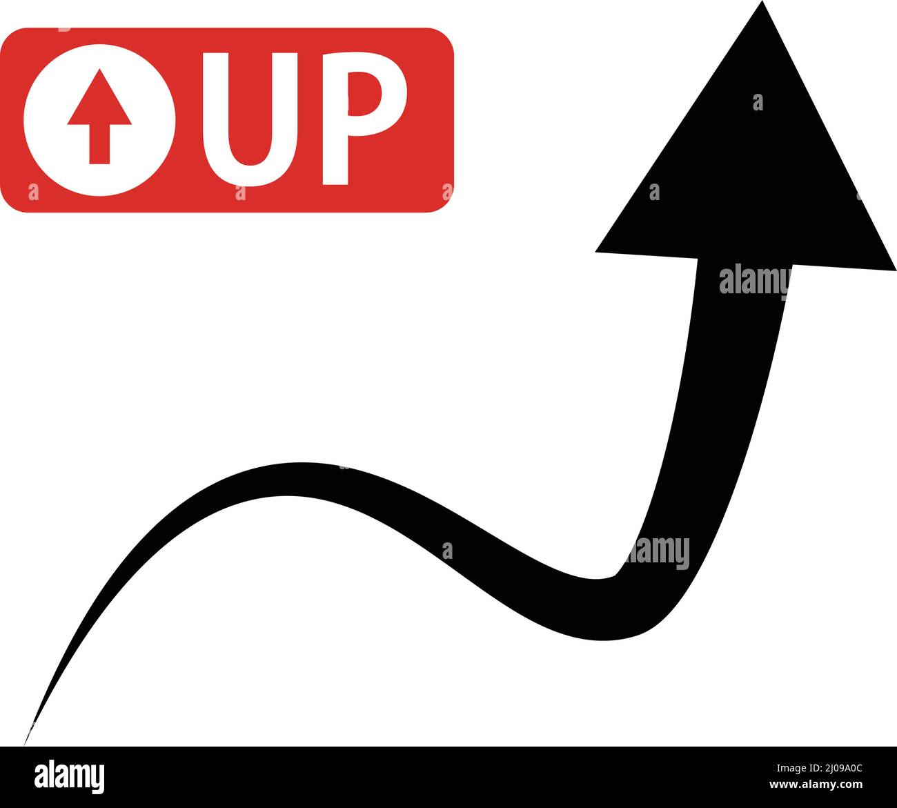 Up arrow icon. Editable vector Stock Vector Image & Art - Alamy