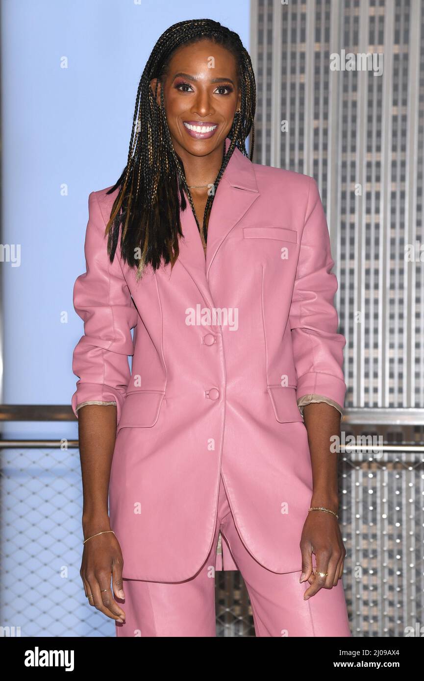 New York, USA. 17th Mar, 2022. Actor Zainab Johnson, from Amazon Prime ...