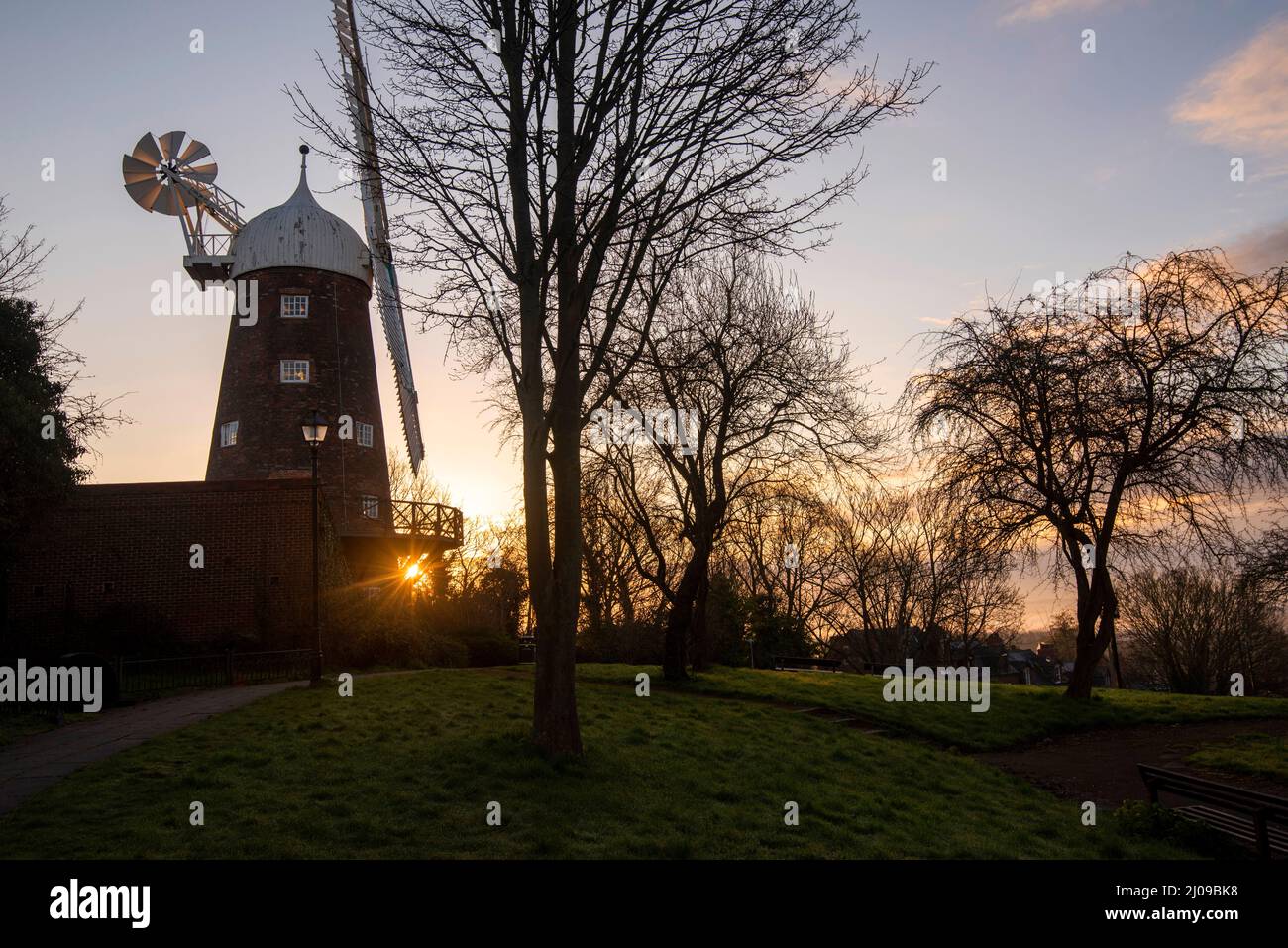 Sunrise at Green's Windmill and Science Centre, Sneinton Nottingham ...