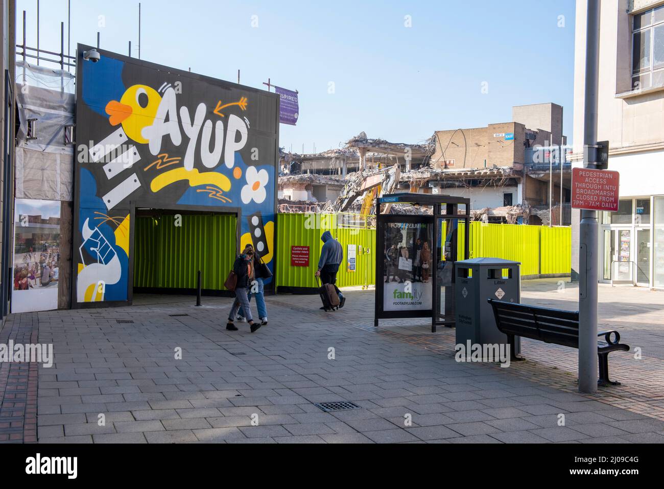 Old broadmarsh shopping centre hi-res stock photography and images - Alamy