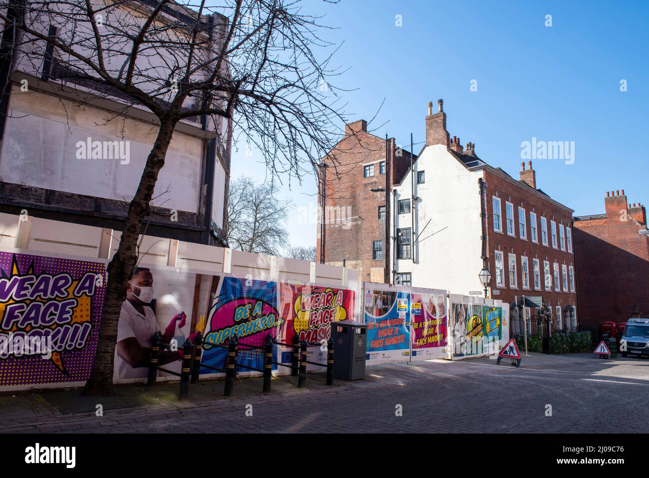 Demolition of the old Broadmarsh Shopping Centre in Nottingham City ...