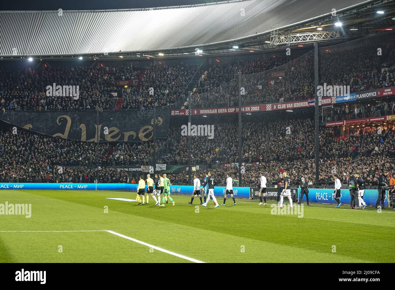 ROTTERDAM, 20-02-2022 Stadium Feijenoord - De Kuip, UEFA Europa ...