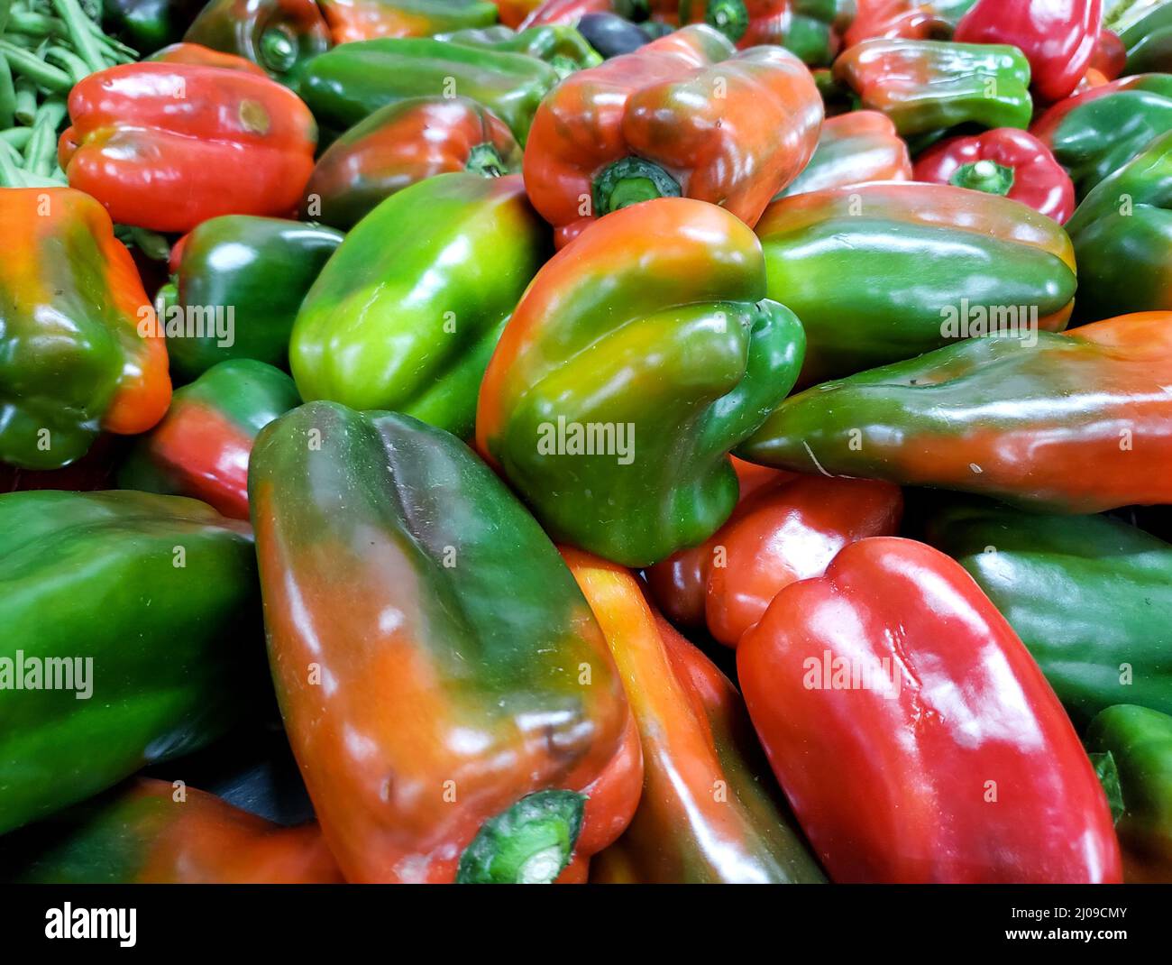 Stack red green bell hi-res stock photography and images - Alamy