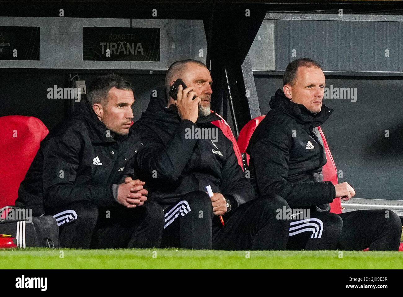 Rotterdam, Netherlands. 17th Mar, 2022. Rotterdam - Feyenoord assistant ...