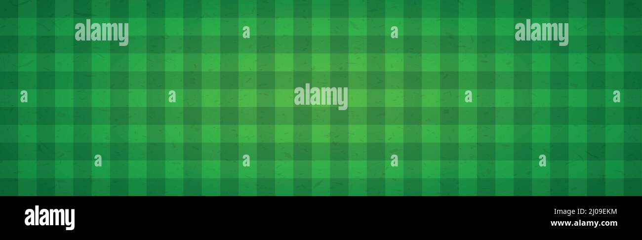 Realistic green football field with checkered markings - Vector ...
