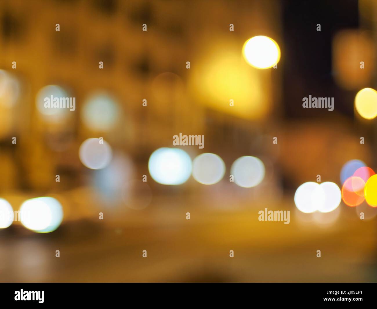 Bokeh filter background with brown lights against an out of focus street Stock Photo - Alamy