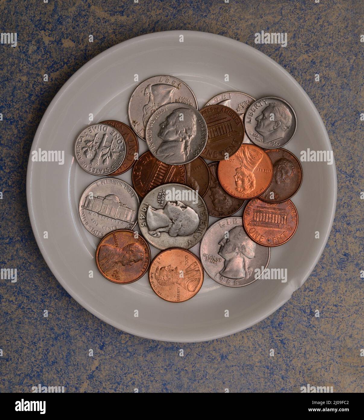 American one cent coins hi-res stock photography and images - Alamy