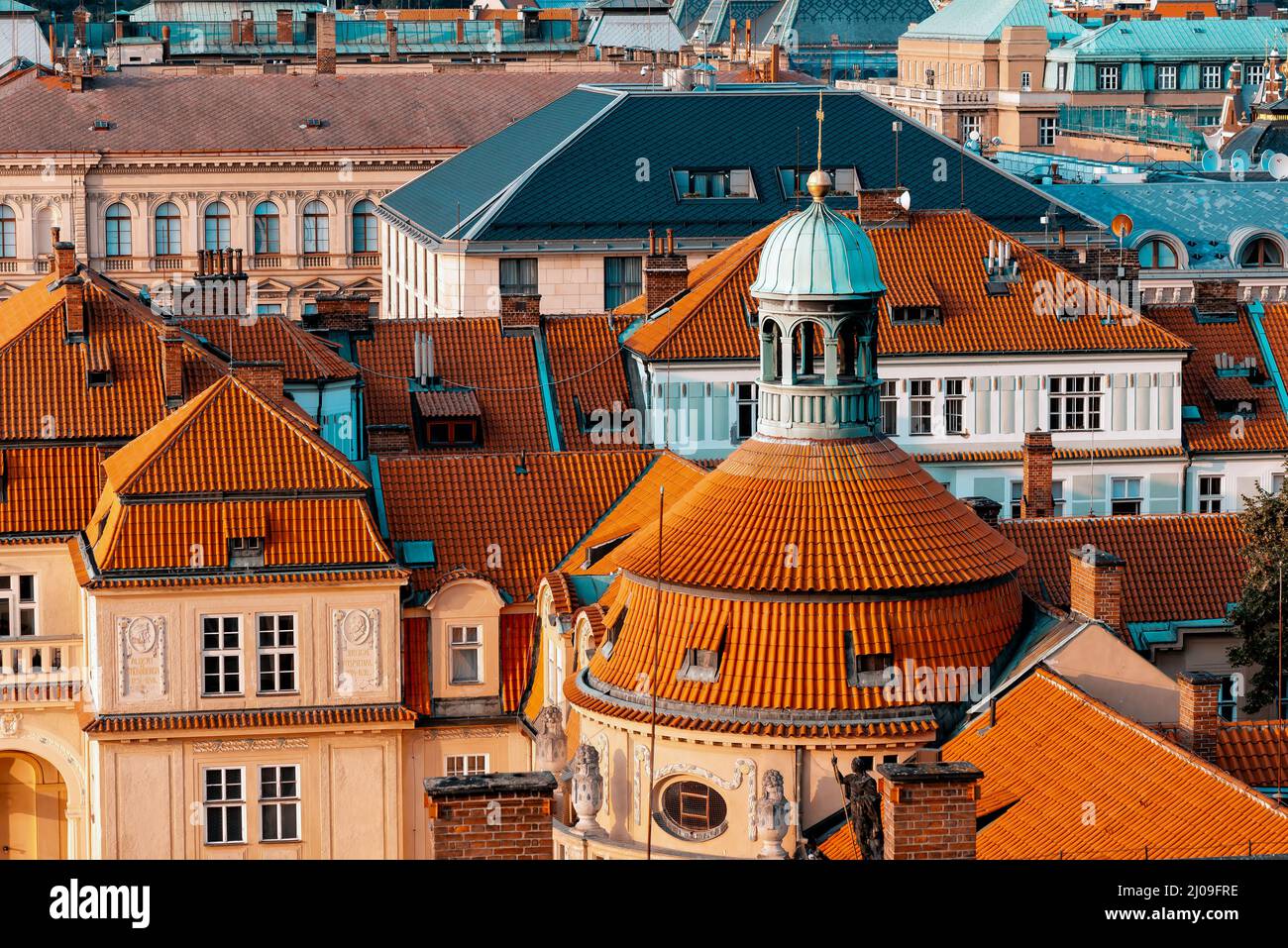 Red terracotta prague architecture hi-res stock photography and images ...