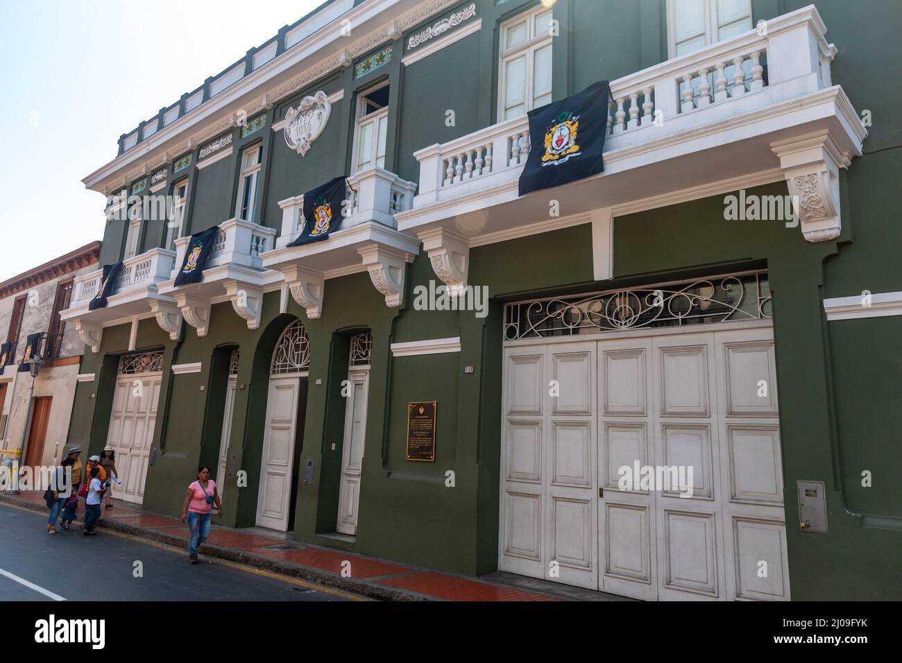 Old historic buildings in downtown Lima, Peru Stock Photo - Alamy