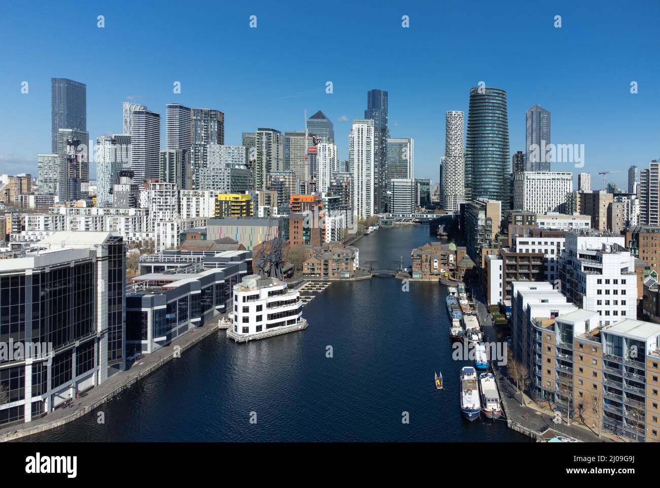 Millwall Inner and Outer Dock, Isle of dogs, London Stock Photo - Alamy