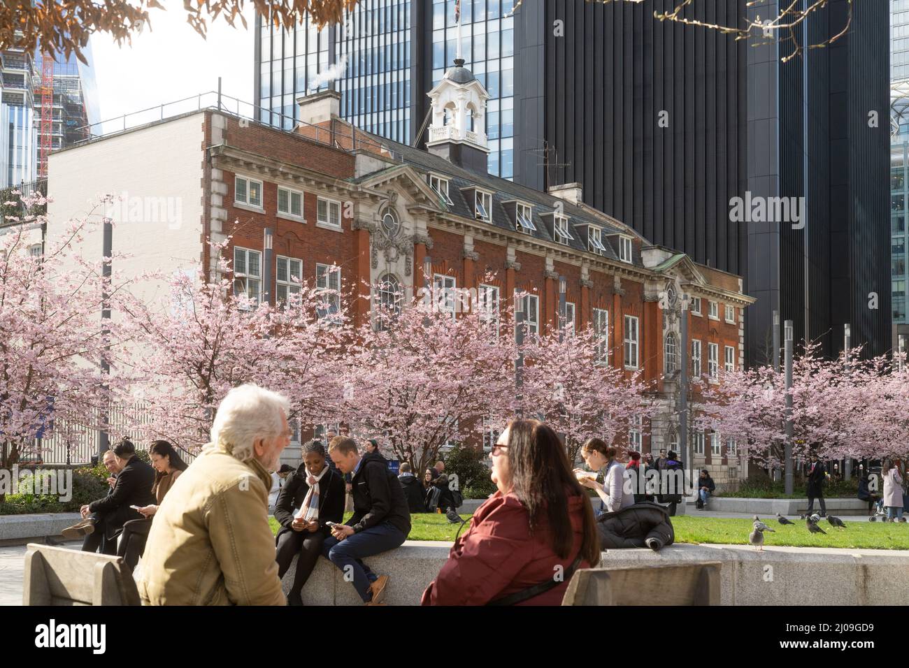 Aldgate Square is a public space located between The Aldgate School and ...