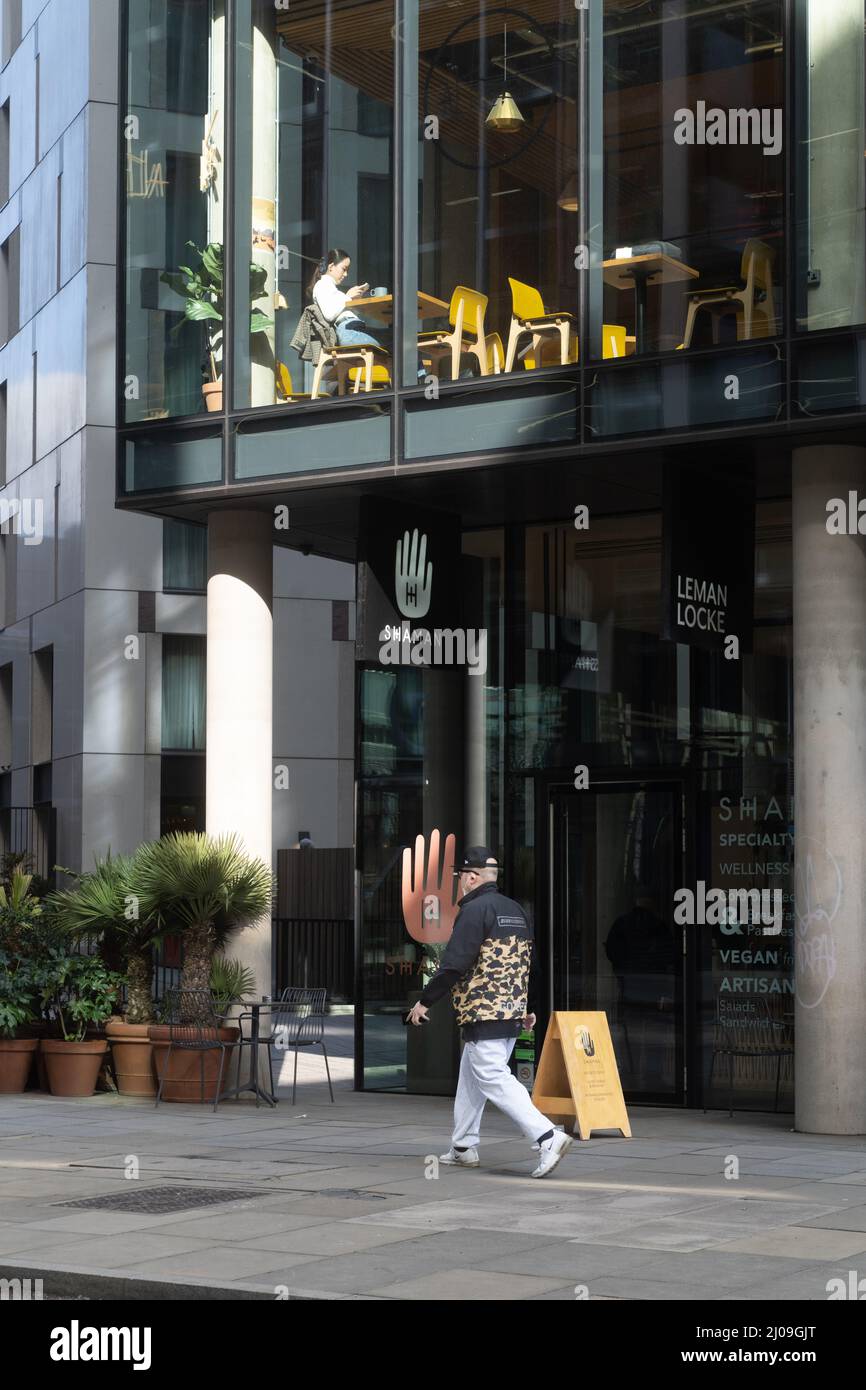 MyLo Aldgate Place, Leman Street, City of London Stock Photo - Alamy