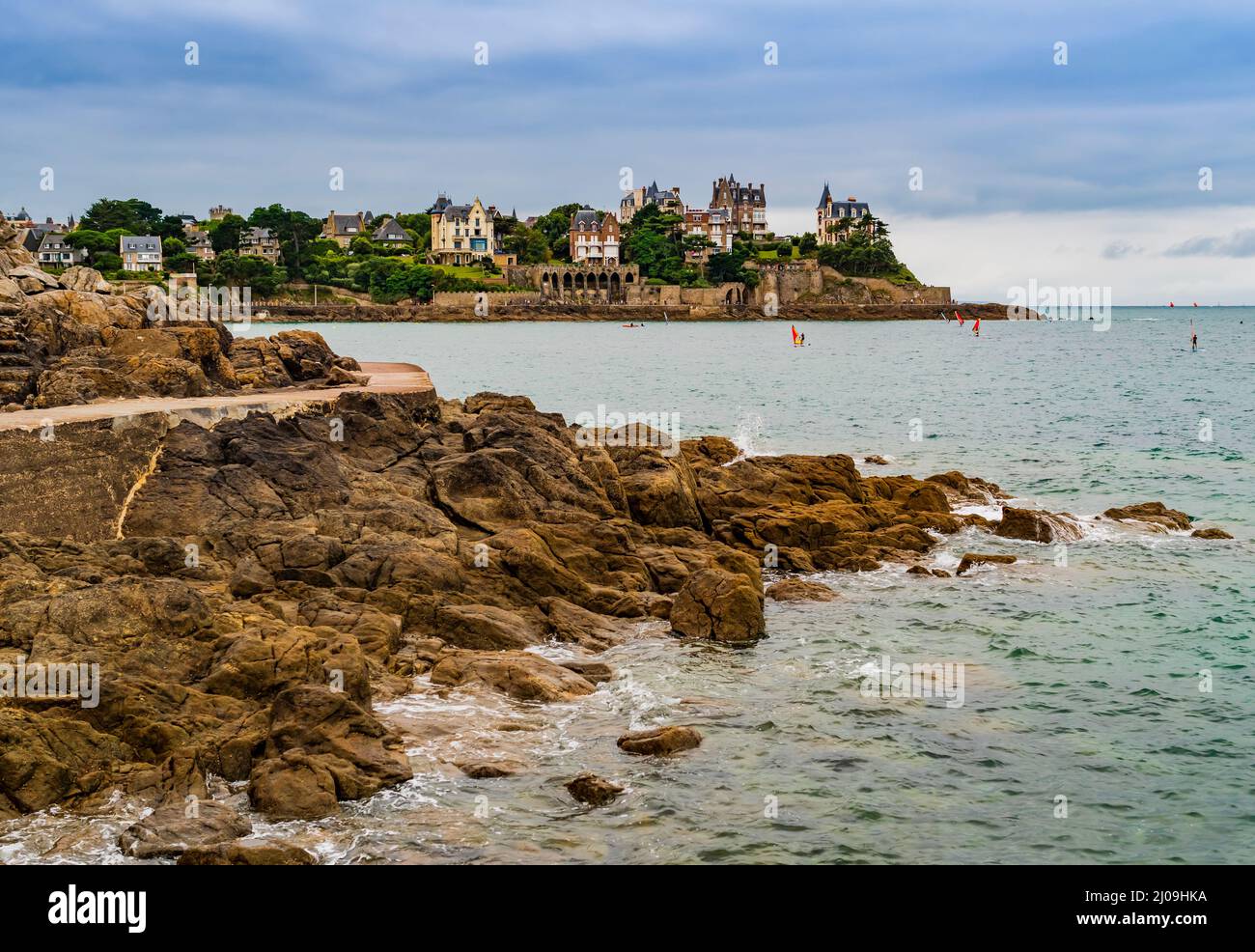 Beach villa in dinard hi-res stock photography and images - Alamy