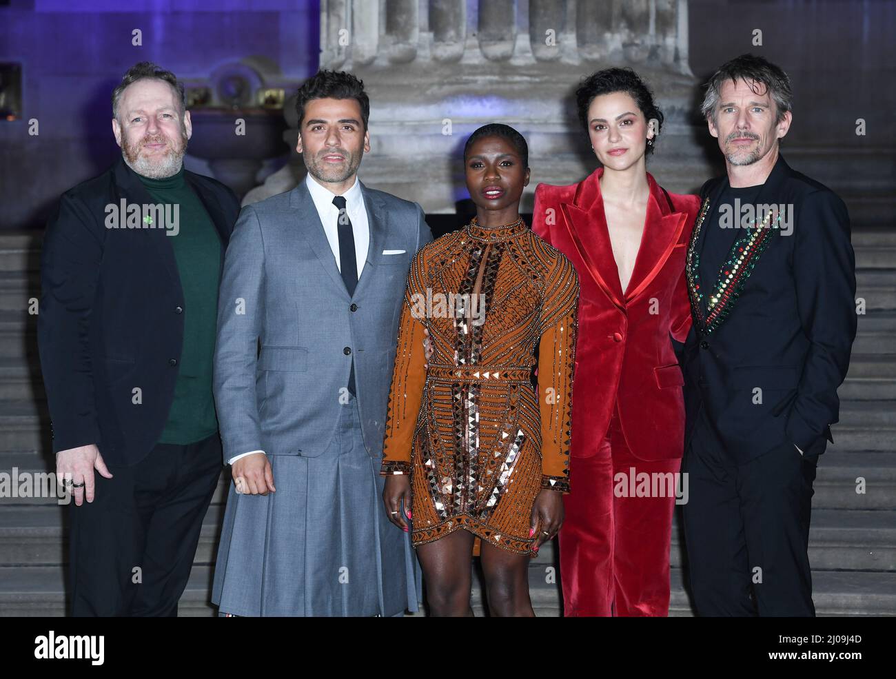 March 17th, 2022. London, UK David Ganly, Oscar Isaac, Ann Akinjirin ...