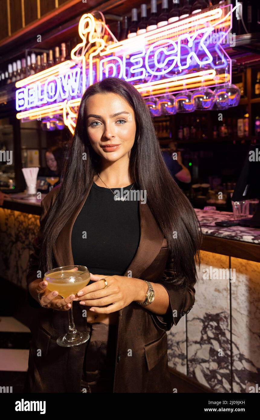 EDITORIAL USE ONLY Kady McDermott arrives at the hayu exclusive preview ...