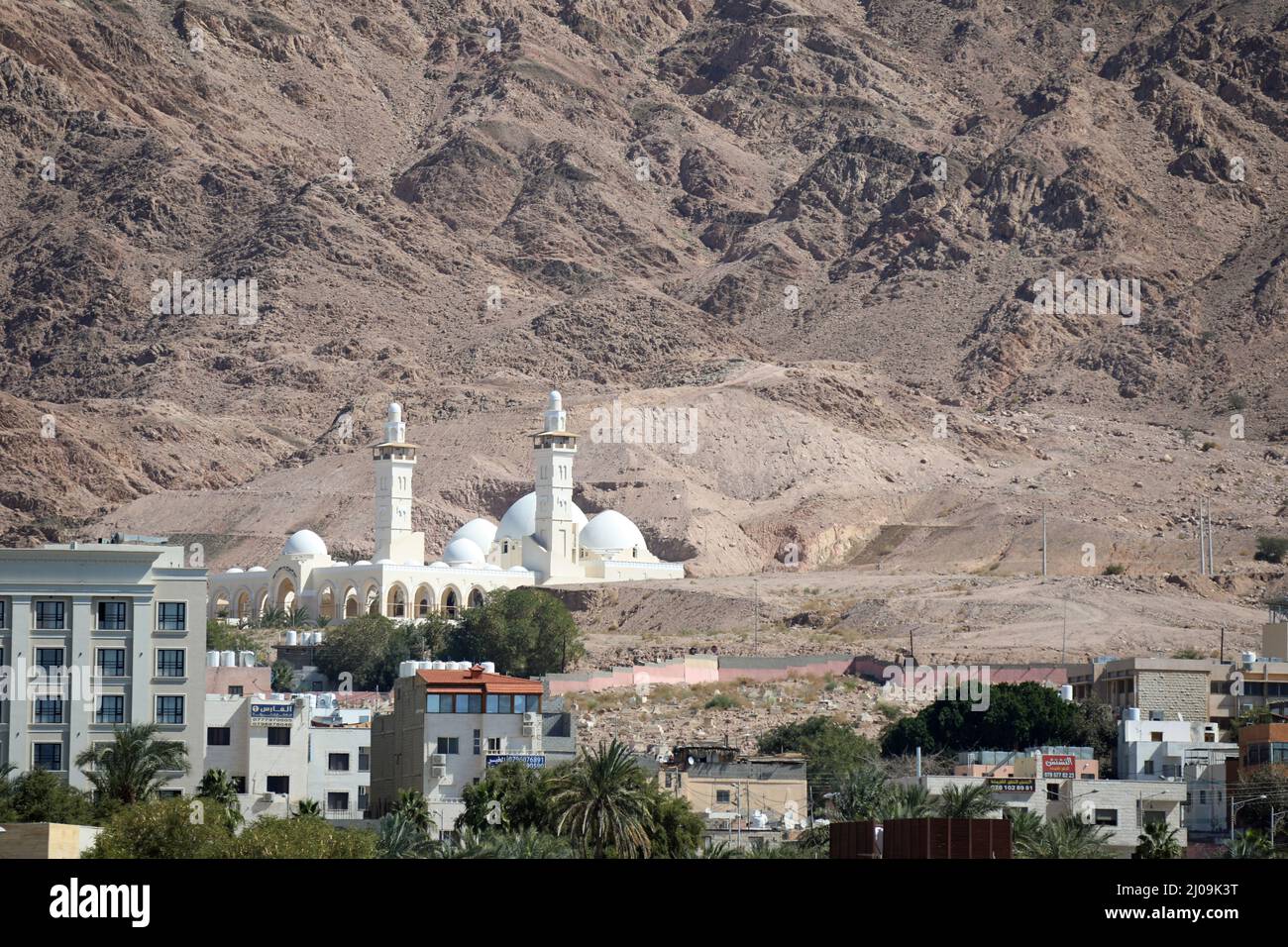 Sheikh Zayed Mosque in the Jordanian port city of Aqaba Stock Photo - Alamy
