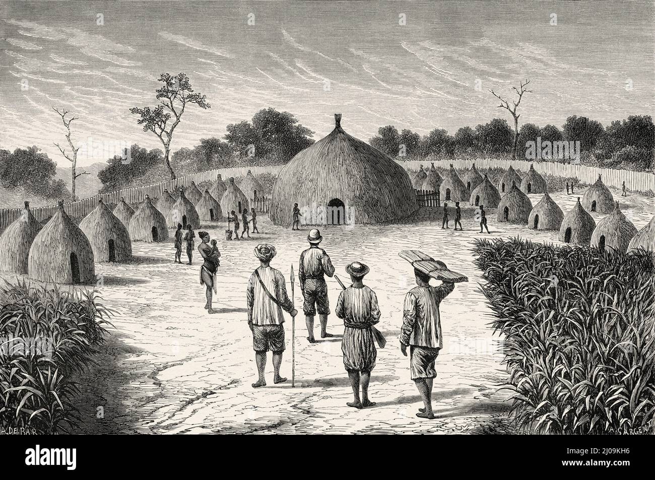 The moussammba of Kasongo, Democratic Republic of the Congo, Central ...