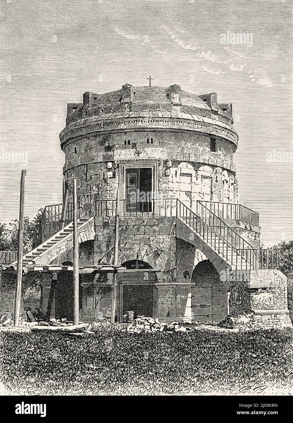 Mausoleum of Theoderic. Built in 520 AD by Theodoric the Great, Ravenna ...