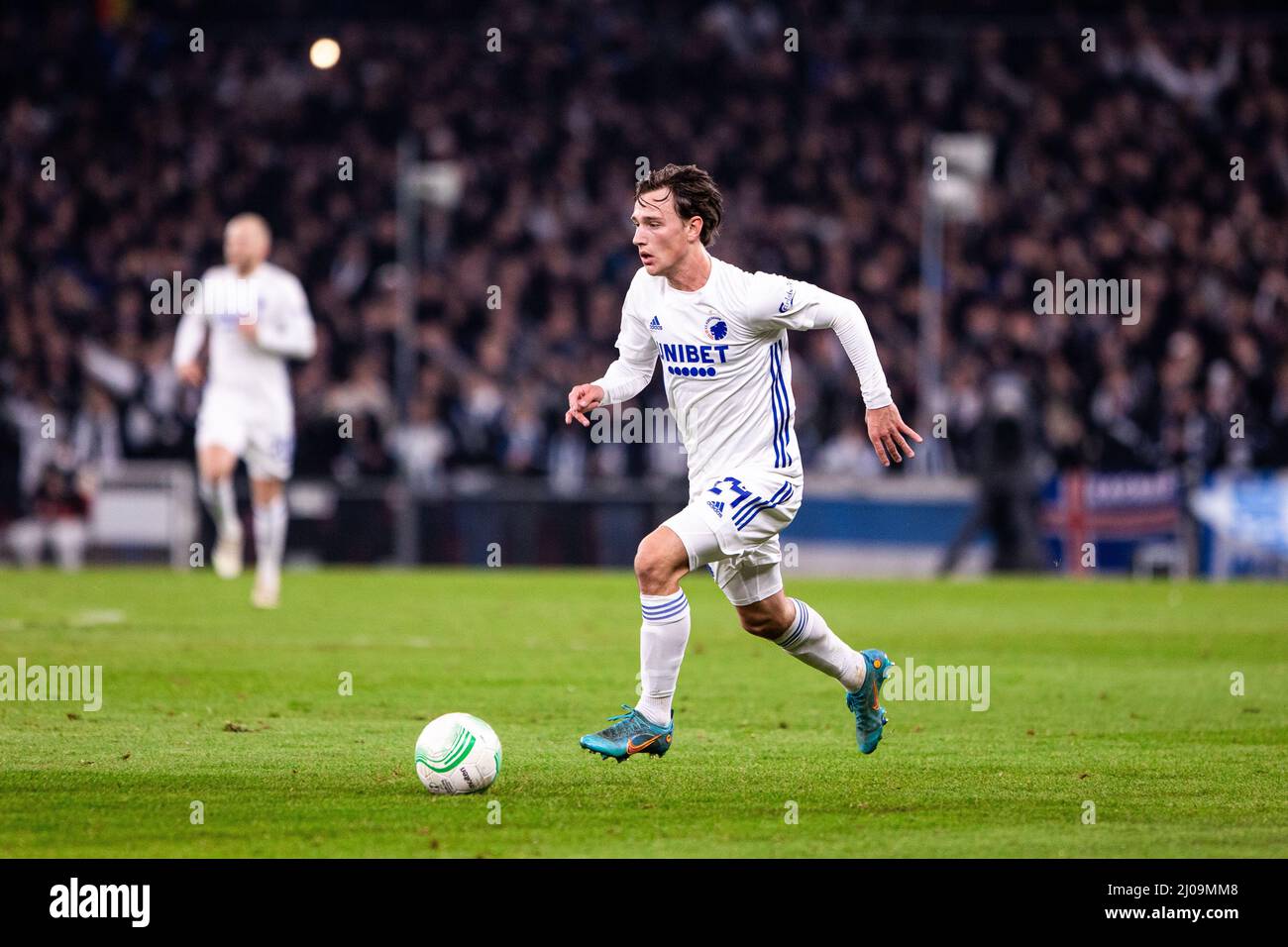 Copenhagen, Denmark. 17th Mar, 2022. William Boving (24) of FC ...