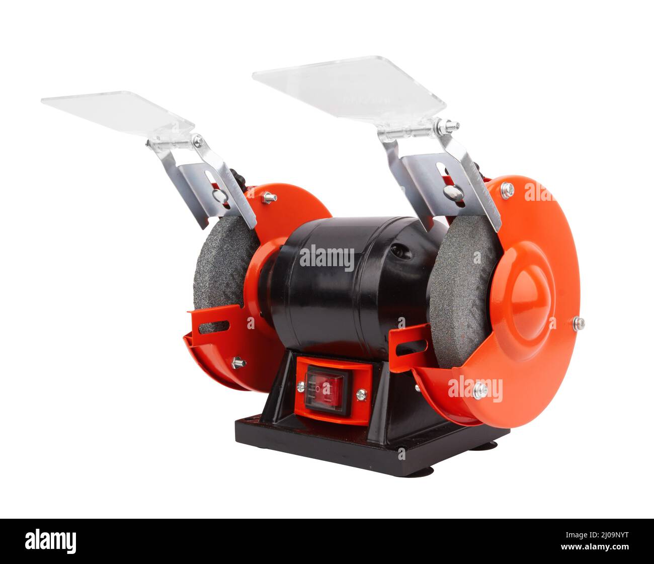 Electric grinding machine isolated on white background Stock Photo - Alamy