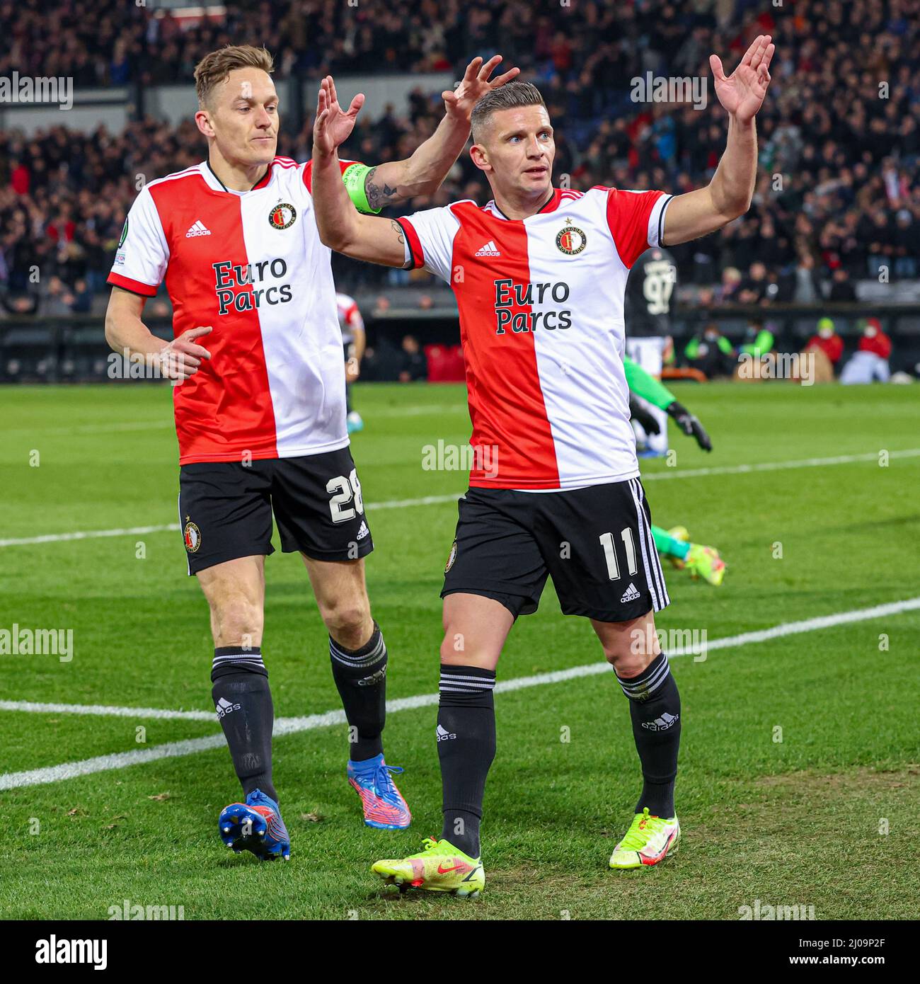 Rotterdam, Netherlands. 17th Mar, 2022. ROTTERDAM, NETHERLANDS - MARCH 17: Jens Toornstra of ...