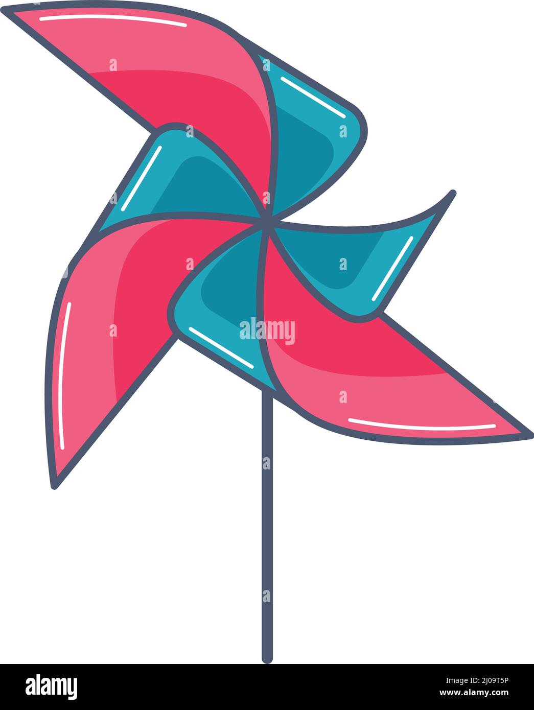 Wind fan toy Stock Vector Images - Alamy