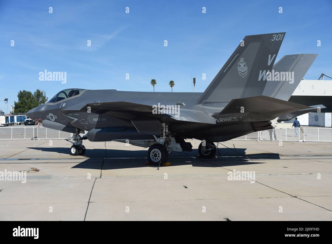 United States Marine Corps VMFA-314 F-35C debut at MCAS Miramar, San ...