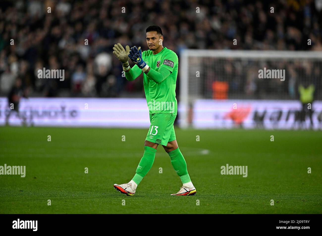 London, UK. 17th Mar, 2022. Alphonse Areola (West Ham, goalkeeper ...