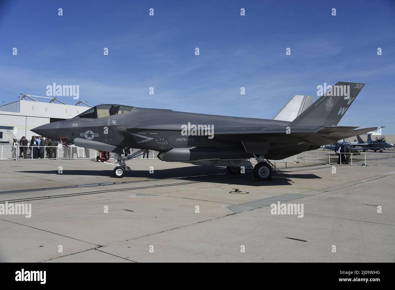 United States Marine Corps VMFA-314 F-35C debut at MCAS Miramar, San ...