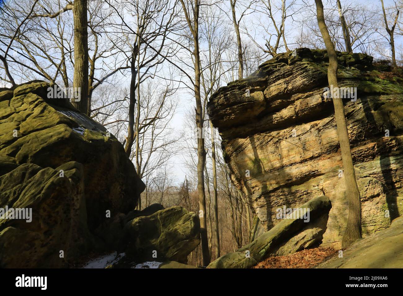 Sandstone rock structure Stock Photo - Alamy
