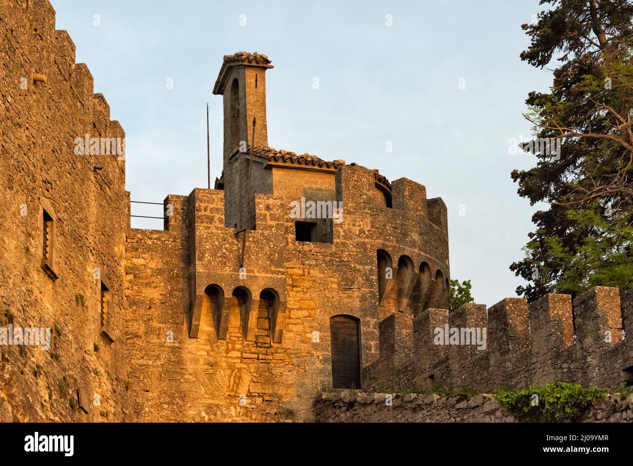 Fortress of Guaita on Mount Titano, the First Tower of the Three Towers ...