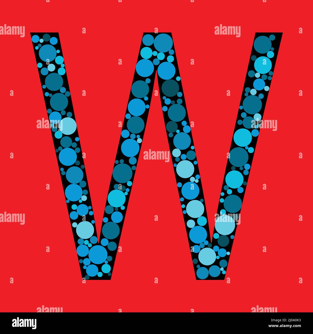 Font w Stock Vector Images - Alamy