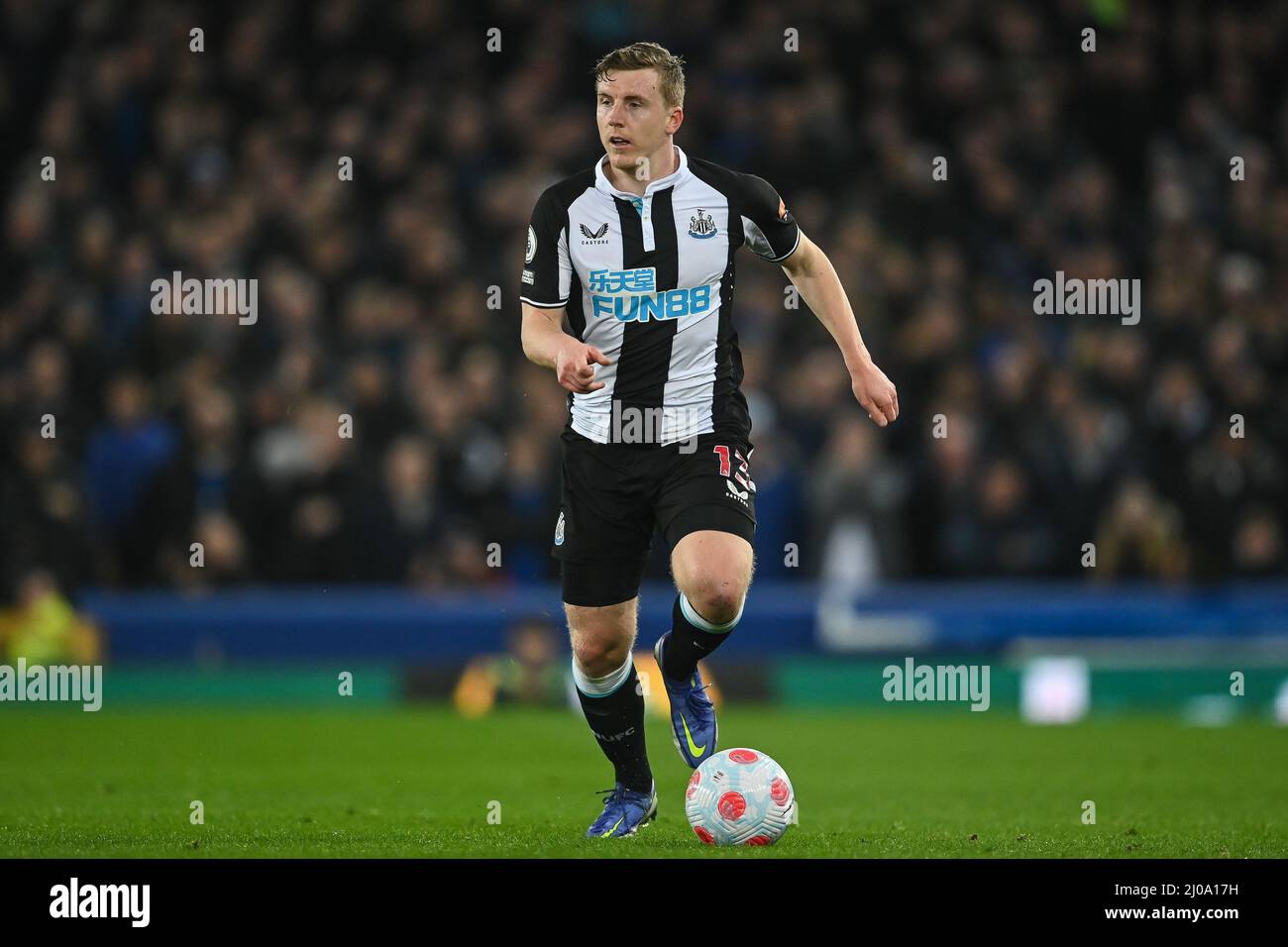 Matt Targett #13 of Newcastle United in action during the game Stock ...