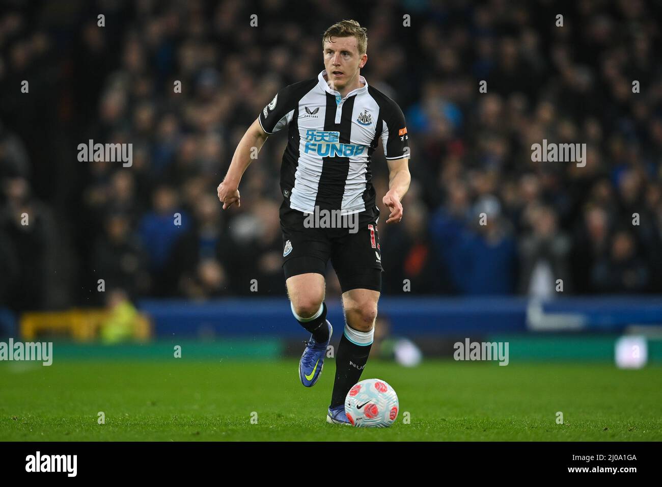 Liverpool, UK. 17th Mar, 2022. Matt Targett #13 of Newcastle United in ...