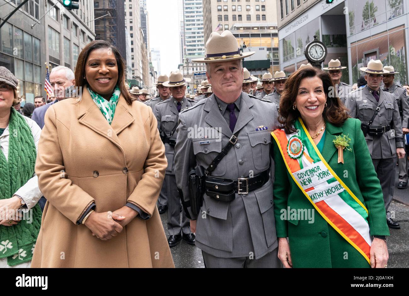 New York, NY - March 17, 2022: Attorney General Letitia James ...