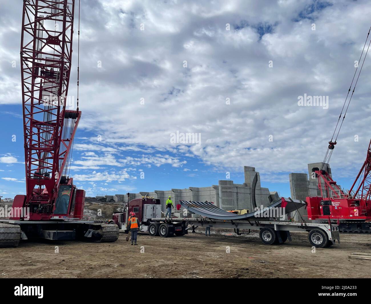 Ready to get the gate offloaded Stock Photo - Alamy
