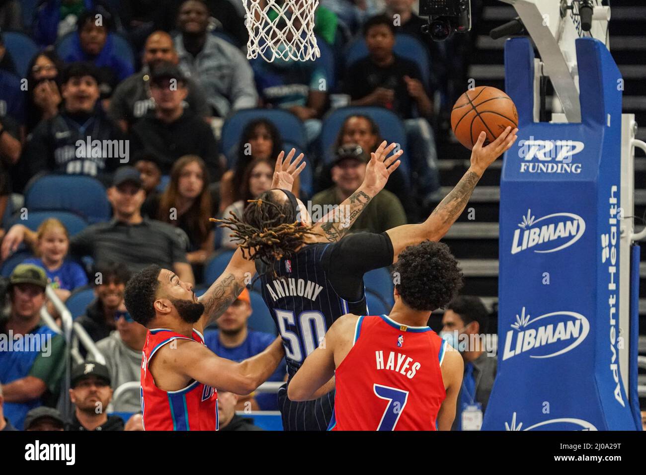 Orlando, Florida, USA, March 17, 2022, Orlando Magic Point Guard Cole ...