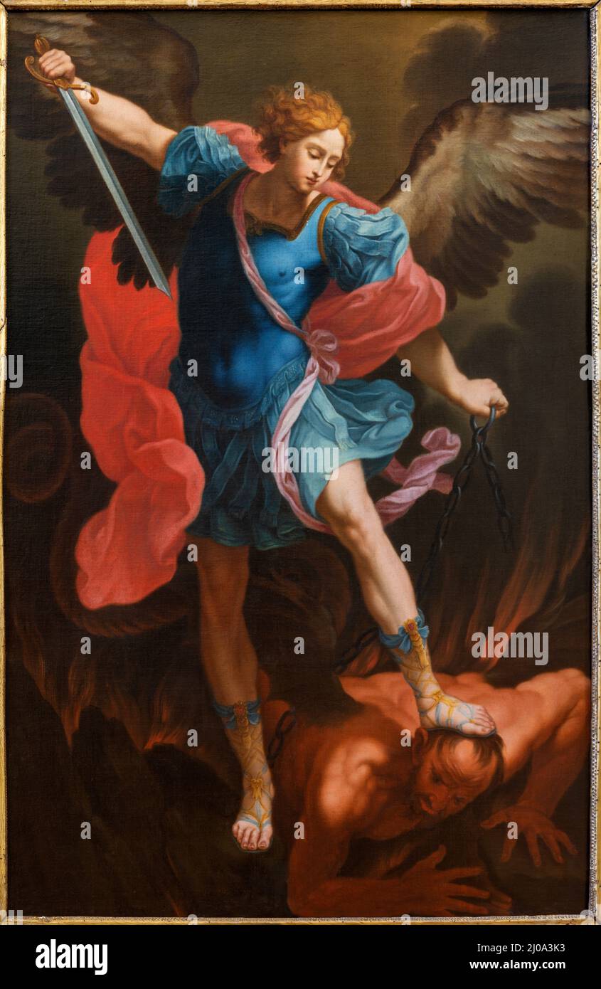 Archangel Michael Painting Guido Reni