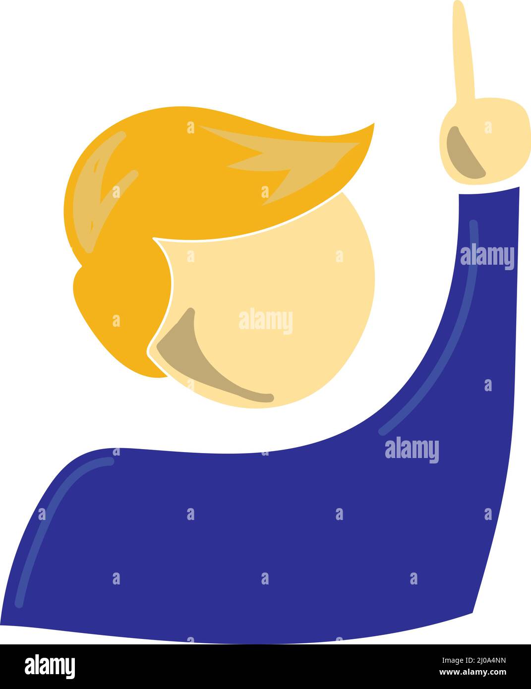 Man pointing up Cartoon Stock Vector Image & Art - Alamy