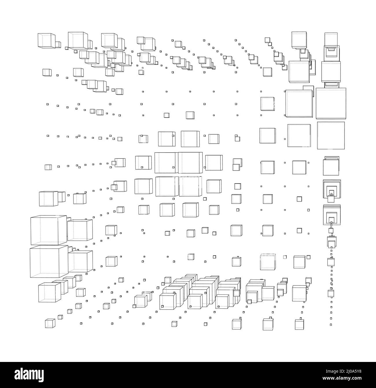 Vector abstract boxes background Stock Vector Image & Art - Alamy