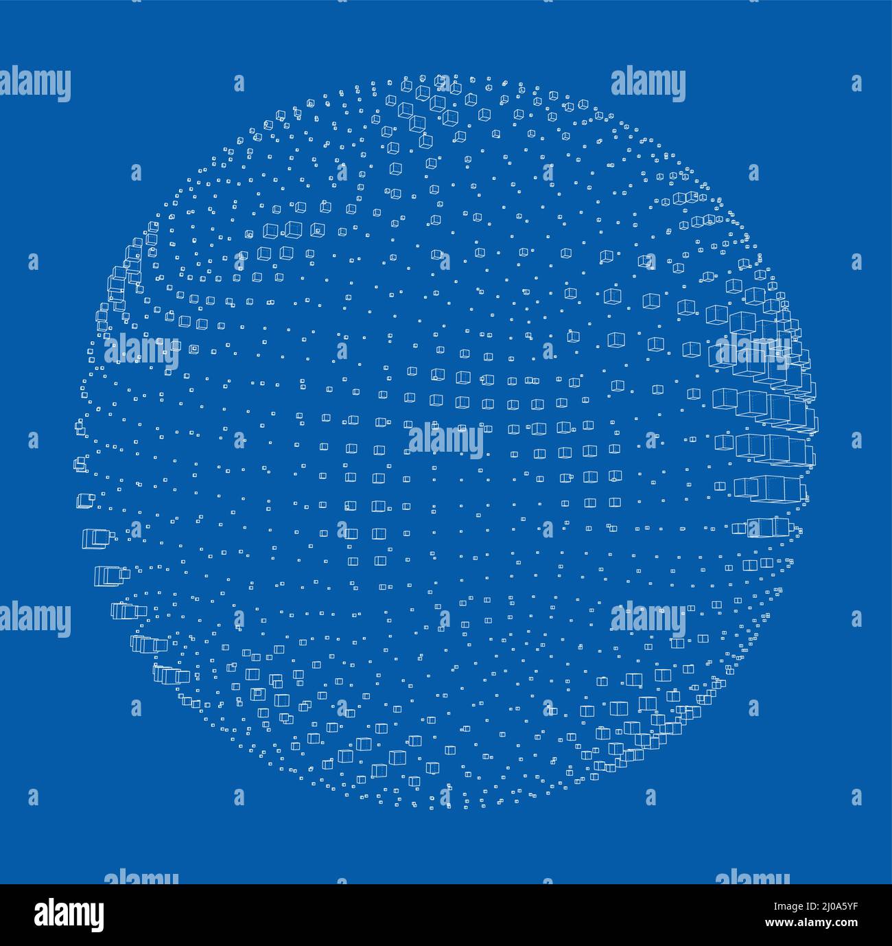 Vector abstract sphere background Stock Vector Image & Art - Alamy