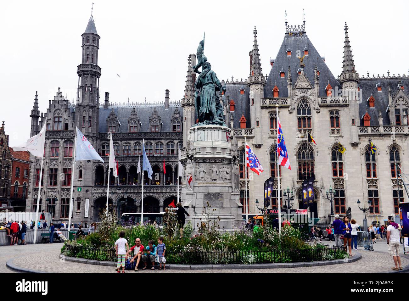 The provincial court is a beautiful building built in the Gothic ...