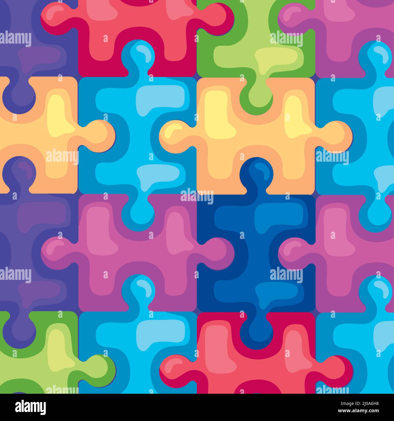 puzzle game pattern Stock Vector Image & Art - Alamy