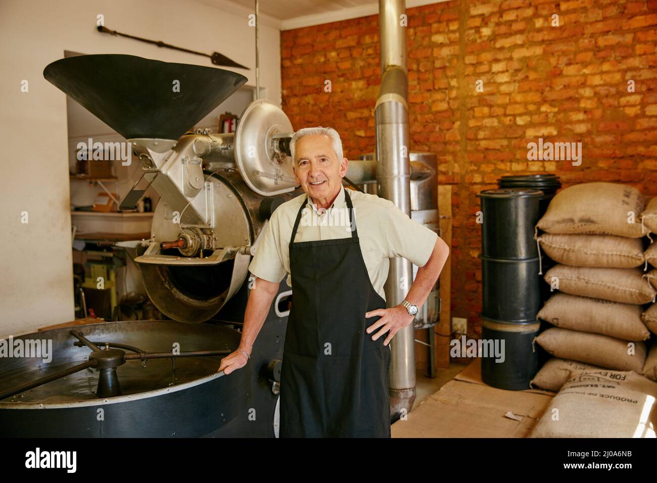 Waiting on the next batch. Cropped portrait of a senior man working in ...