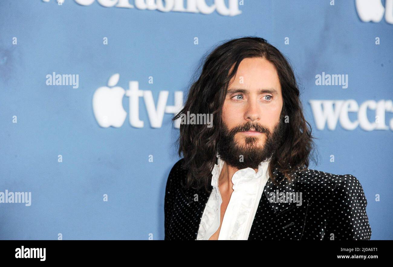 Los Angeles, CA. 17th Mar, 2022. Jared Leto at arrivals for WECRASHED ...