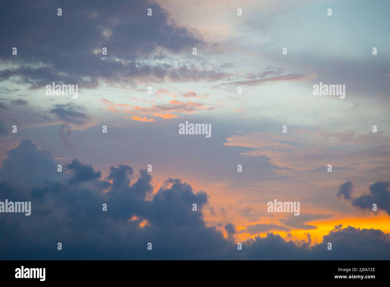 Sky and clouds before sunset background Stock Photo - Alamy