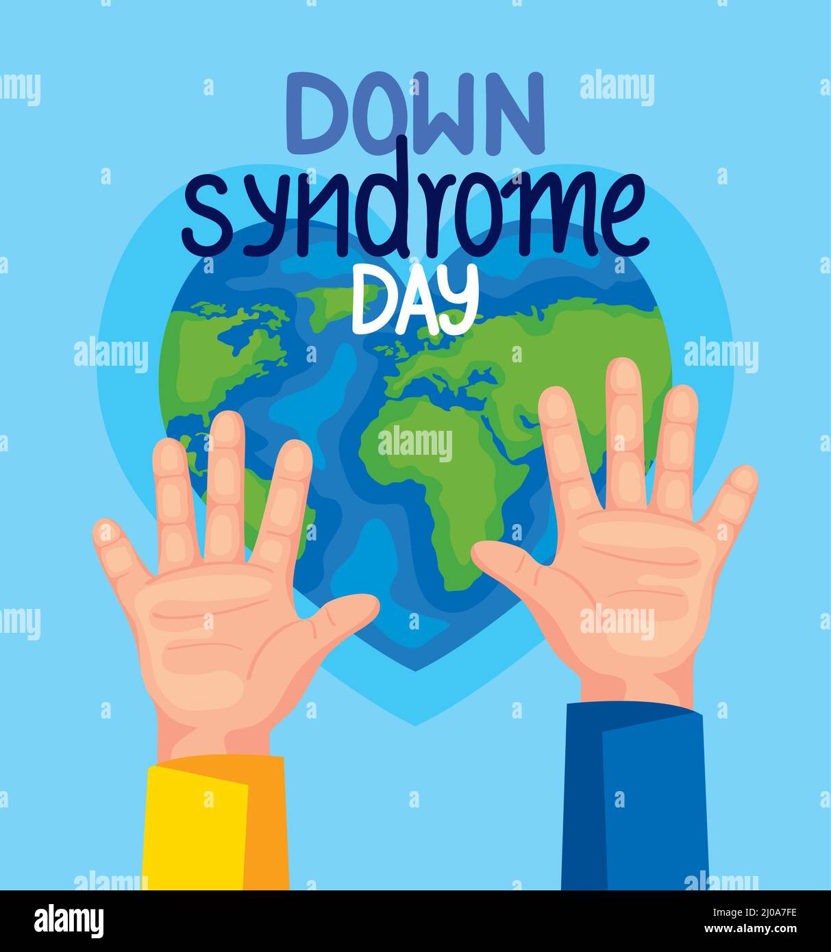 down syndrome day poster Stock Vector Image & Art - Alamy