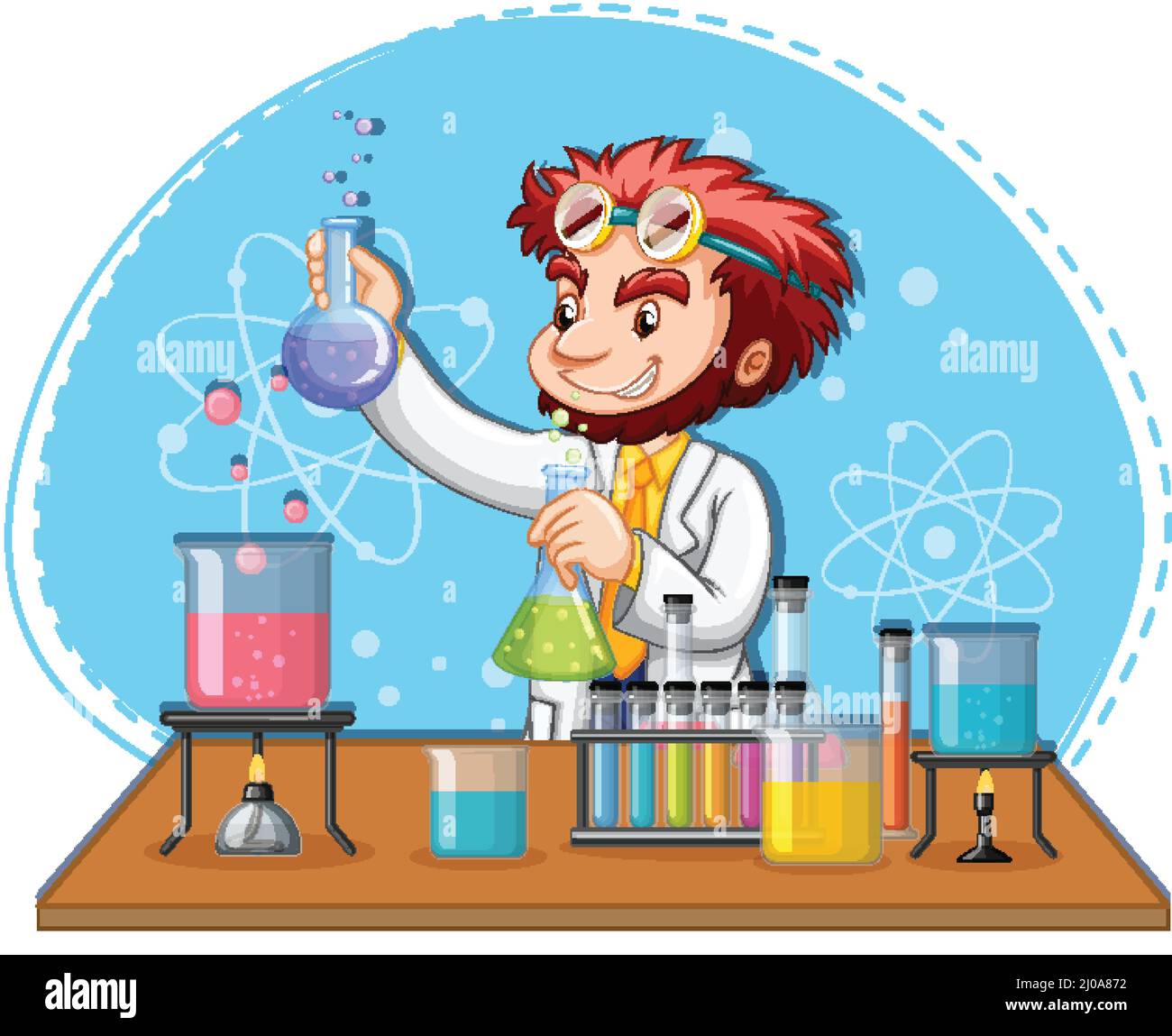 Mad Scientist Laboratory Clipart