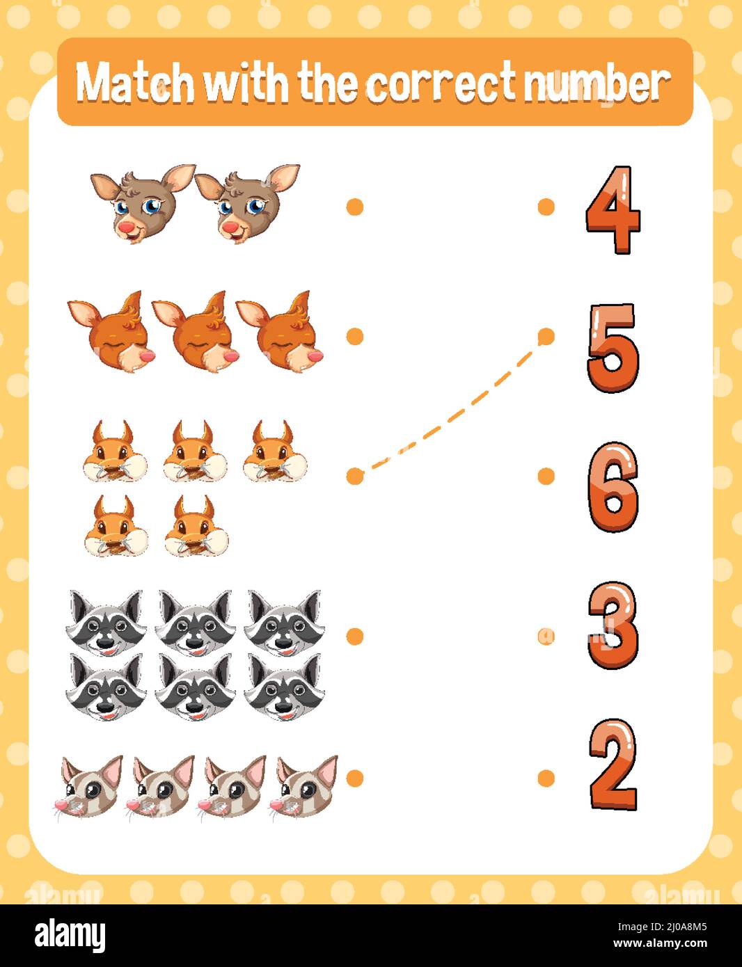 Fun animal boardgame template illustration Stock Vector Image & Art - Alamy