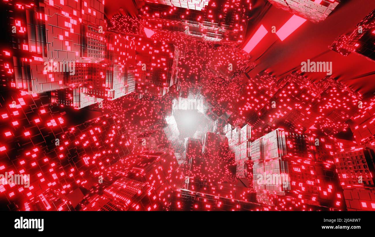 Technological and connection background. 3D Big Data Digital background ...